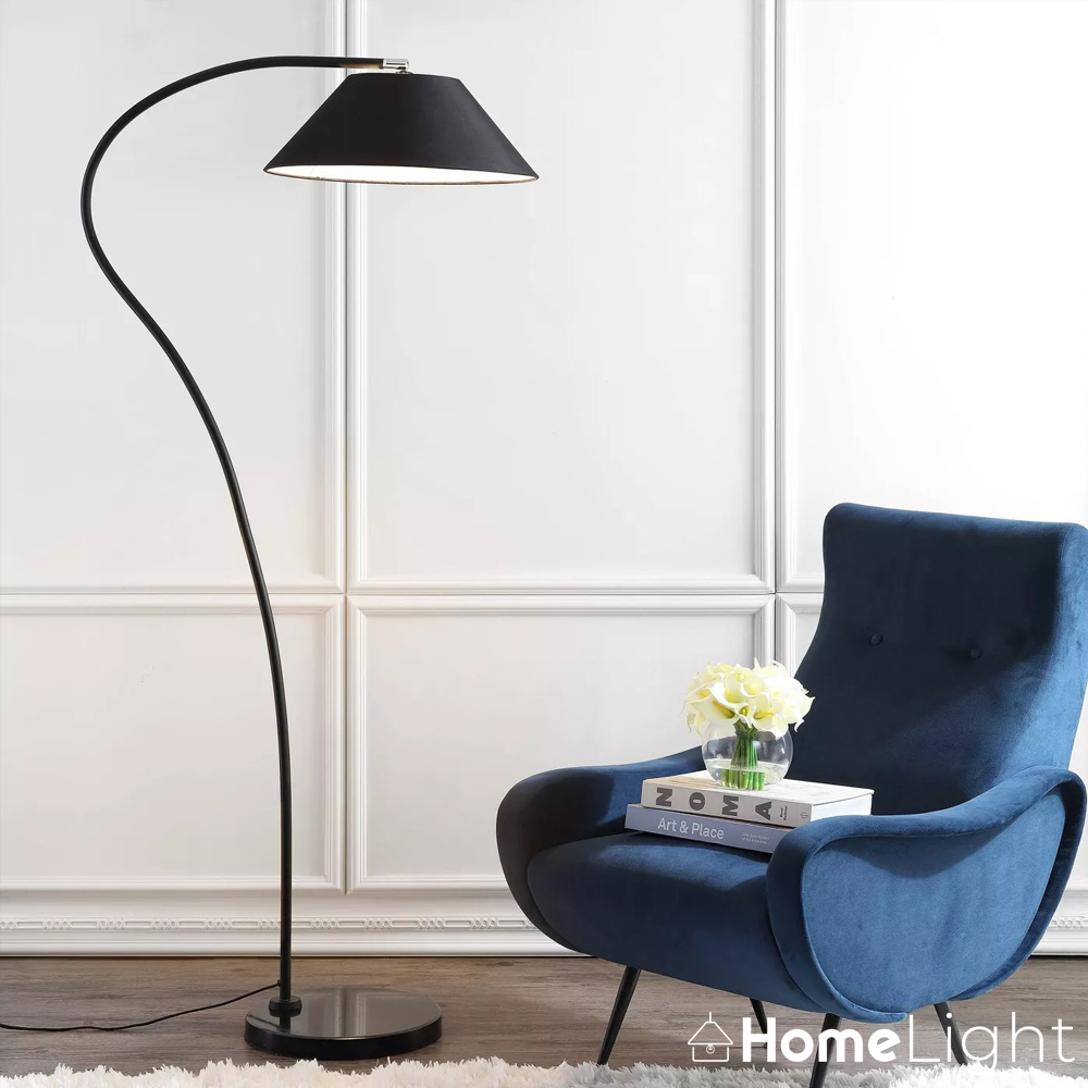 Laura- бела подна ламба 2xE27 - HomeLight