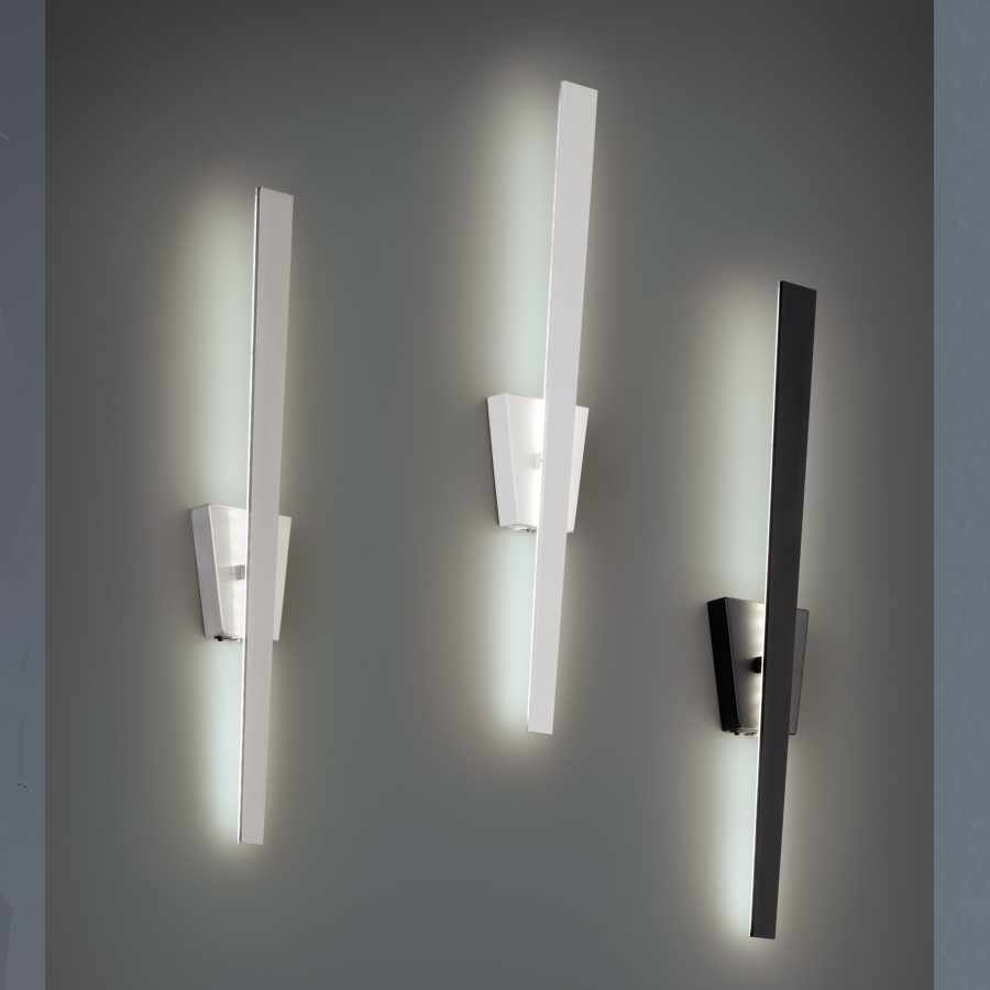 ZITA - Црна ѕидна светилка 6w 3000K - HomeLight